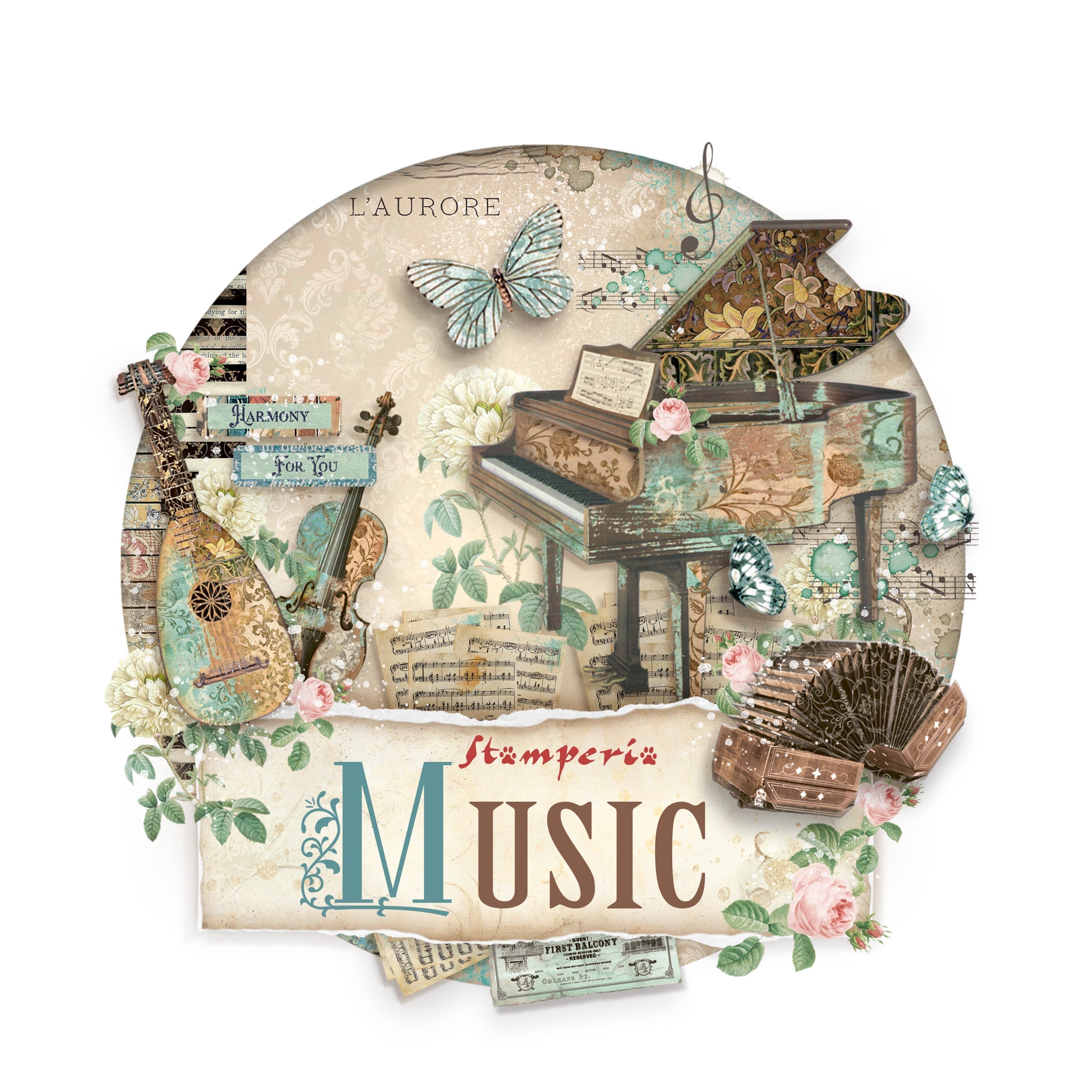 Stamperia Music Collection – Scrap with friends