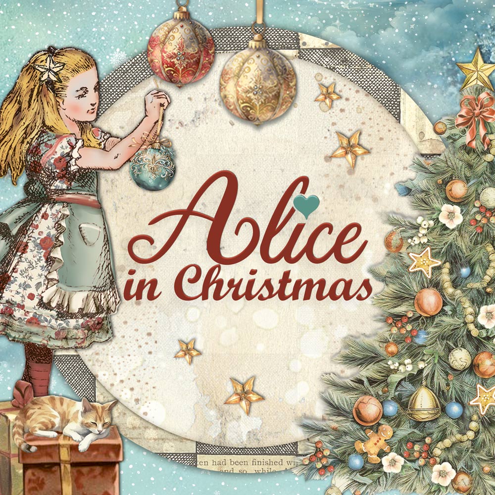 Stamperia - Alice in Christmas Collection – Scrap with friends