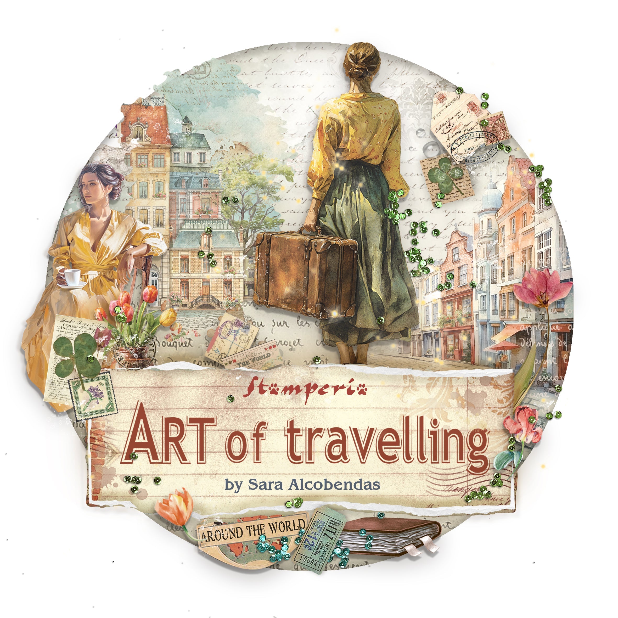 Stamperia - Art of Traveling Collection – Scrap with friends