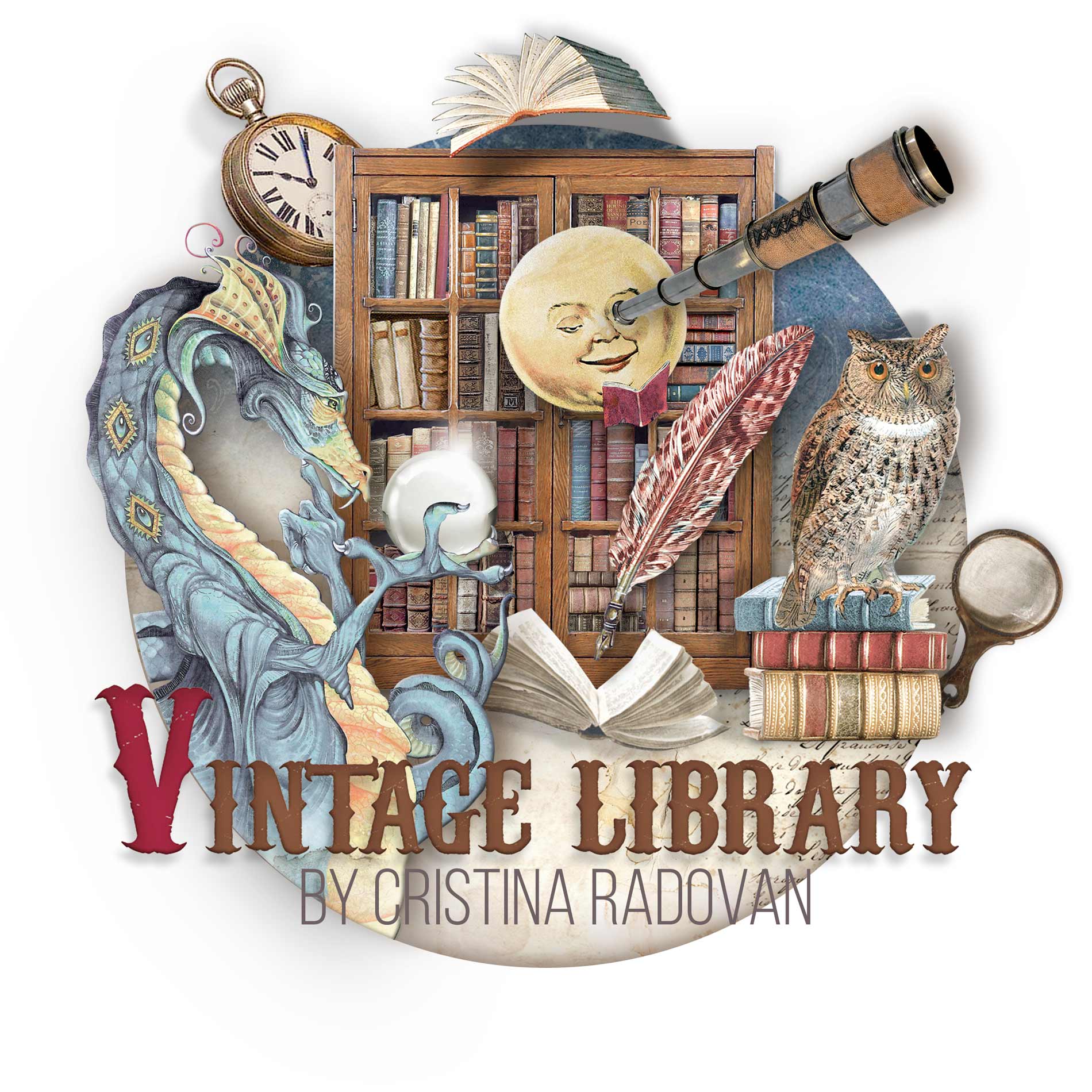 Vintage Library – Scrap with friends