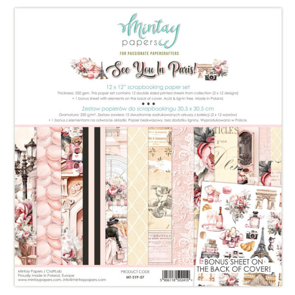 Mintay - See you in Paris Collection – Scrap with friends