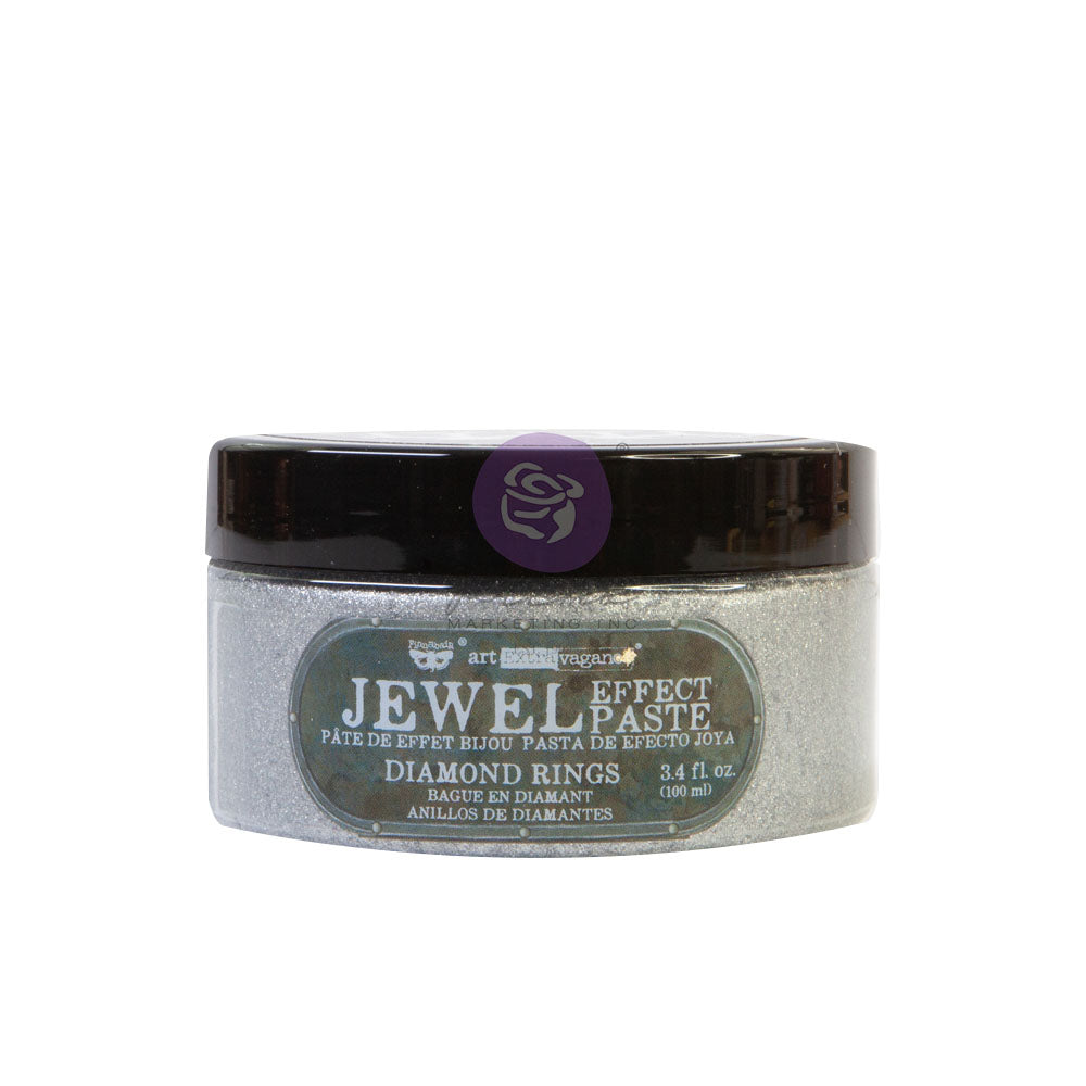 PRIMA -ART EXTRAVAGANCE – JEWEL TEXTURE PASTE – DIAMOND RINGS – 1 JAR ...