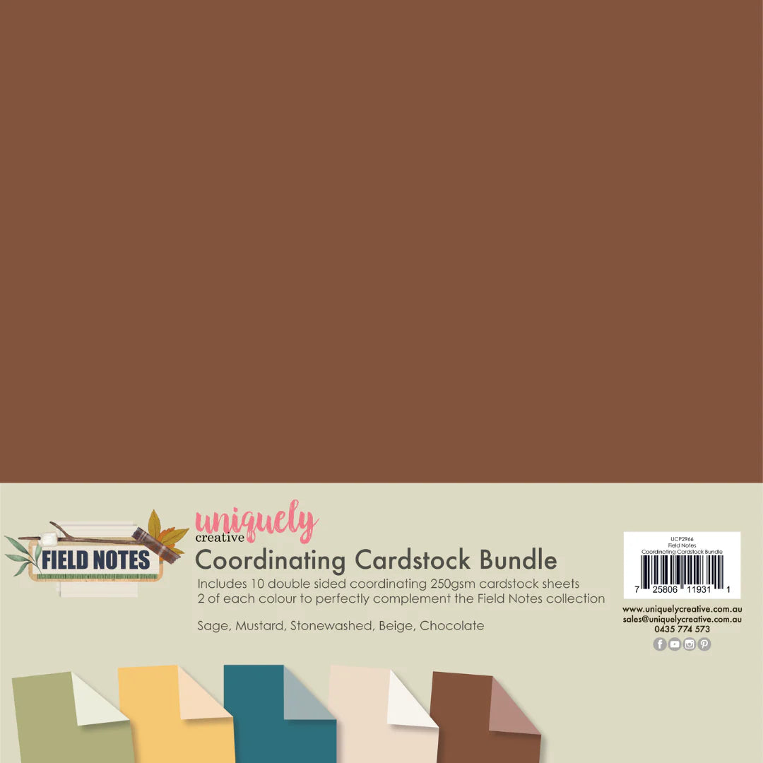 Uniquely Creative - 12 x 12 Coordinating Cardstock Bundle - Field Note ...