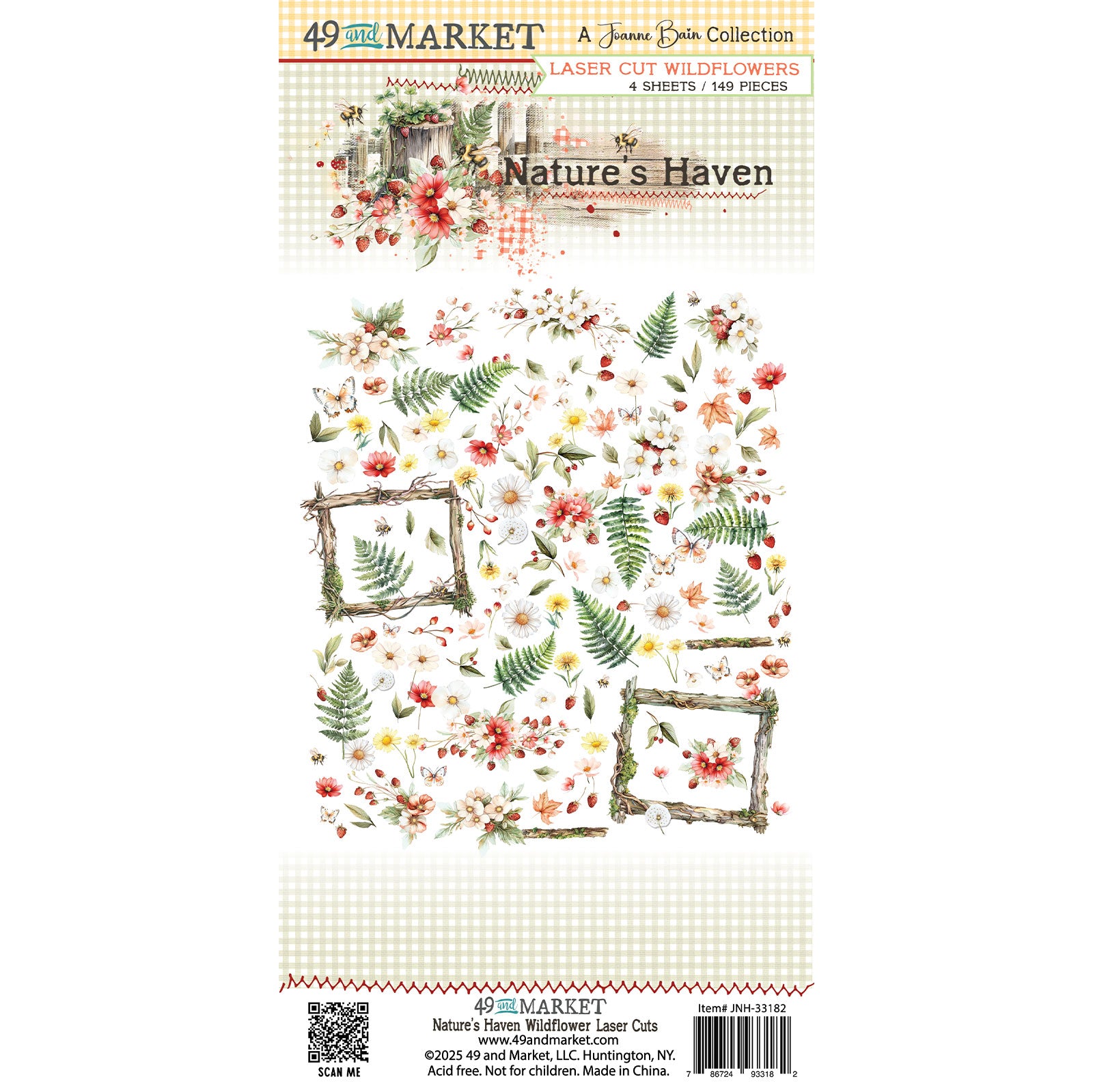 Natures Haven - Laser Cut Outs Wildflower Set – Scrap with friends